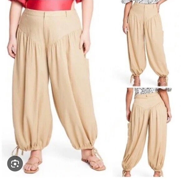 Fe Noel | Pants & Jumpsuits | Fe Noel X Target Yoke Barrel Leg Pants ...